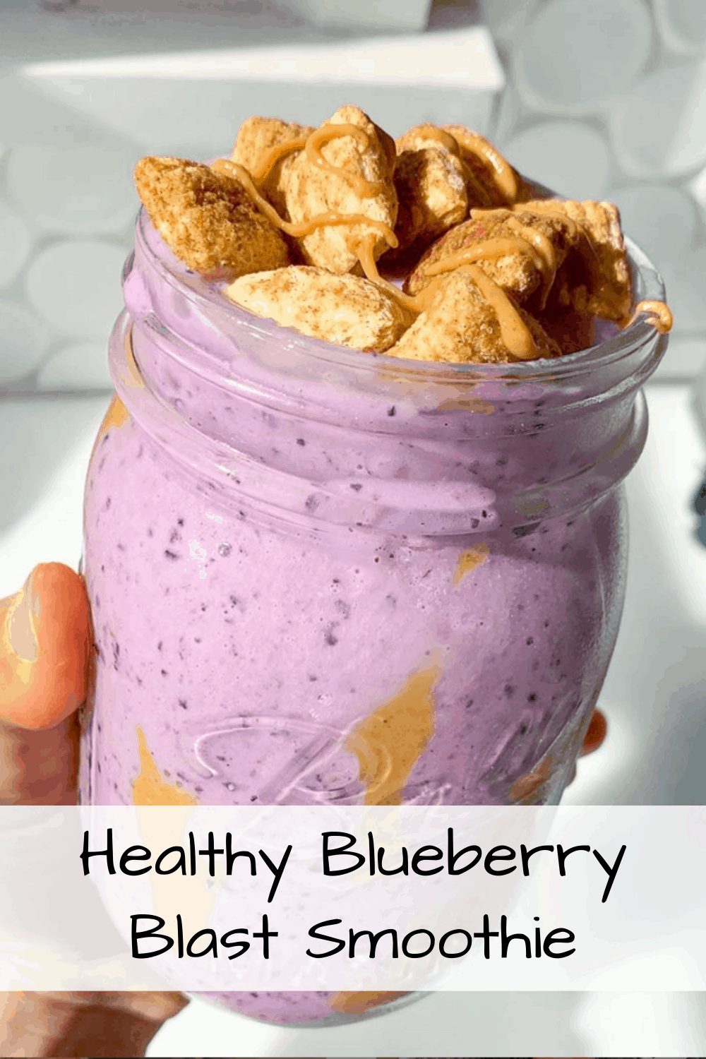 Blueberry Blast Smoothie - Healthful Blondie