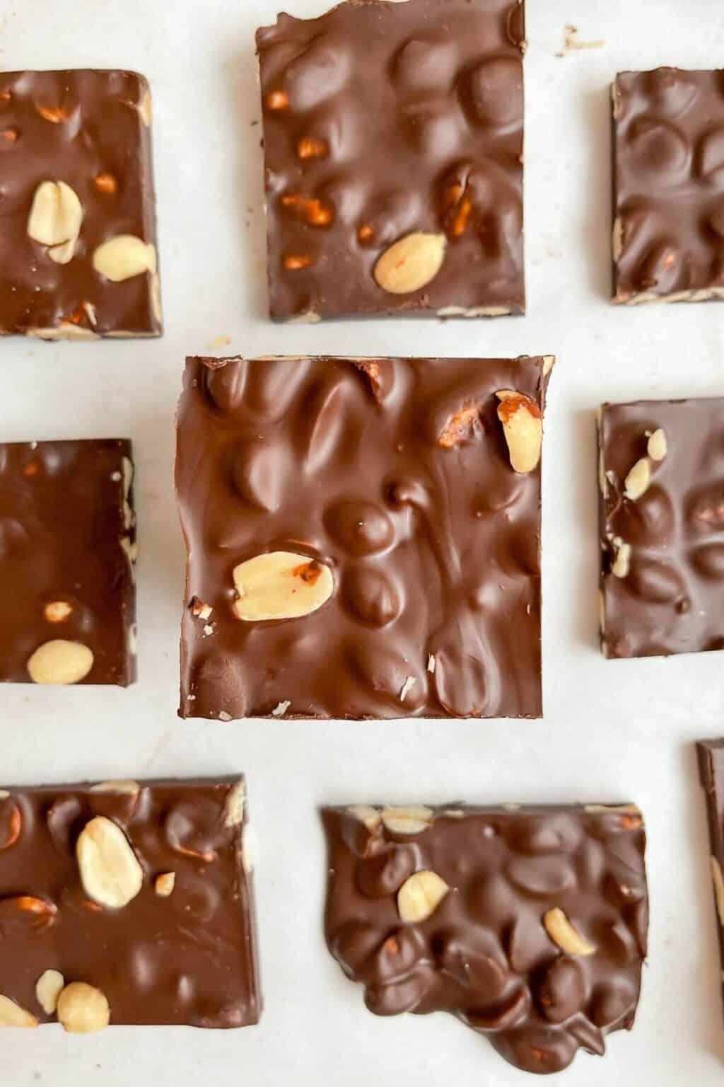 Dark Chocolate Peanut Bark - Healthful Blondie