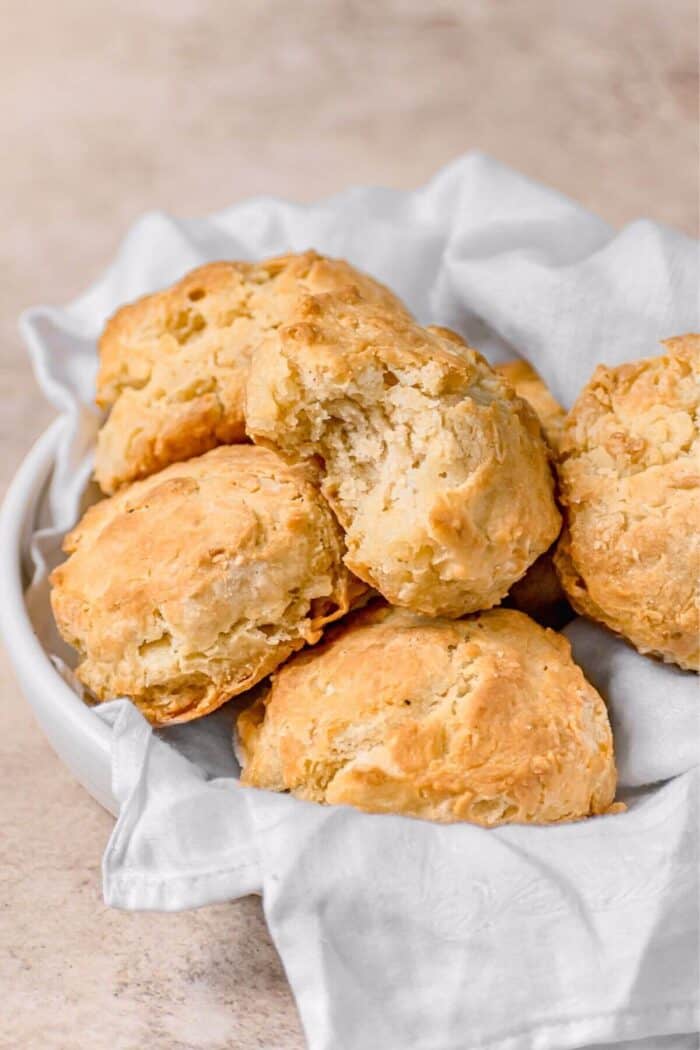 Fluffy Almond Milk Biscuits - Healthful Blondie