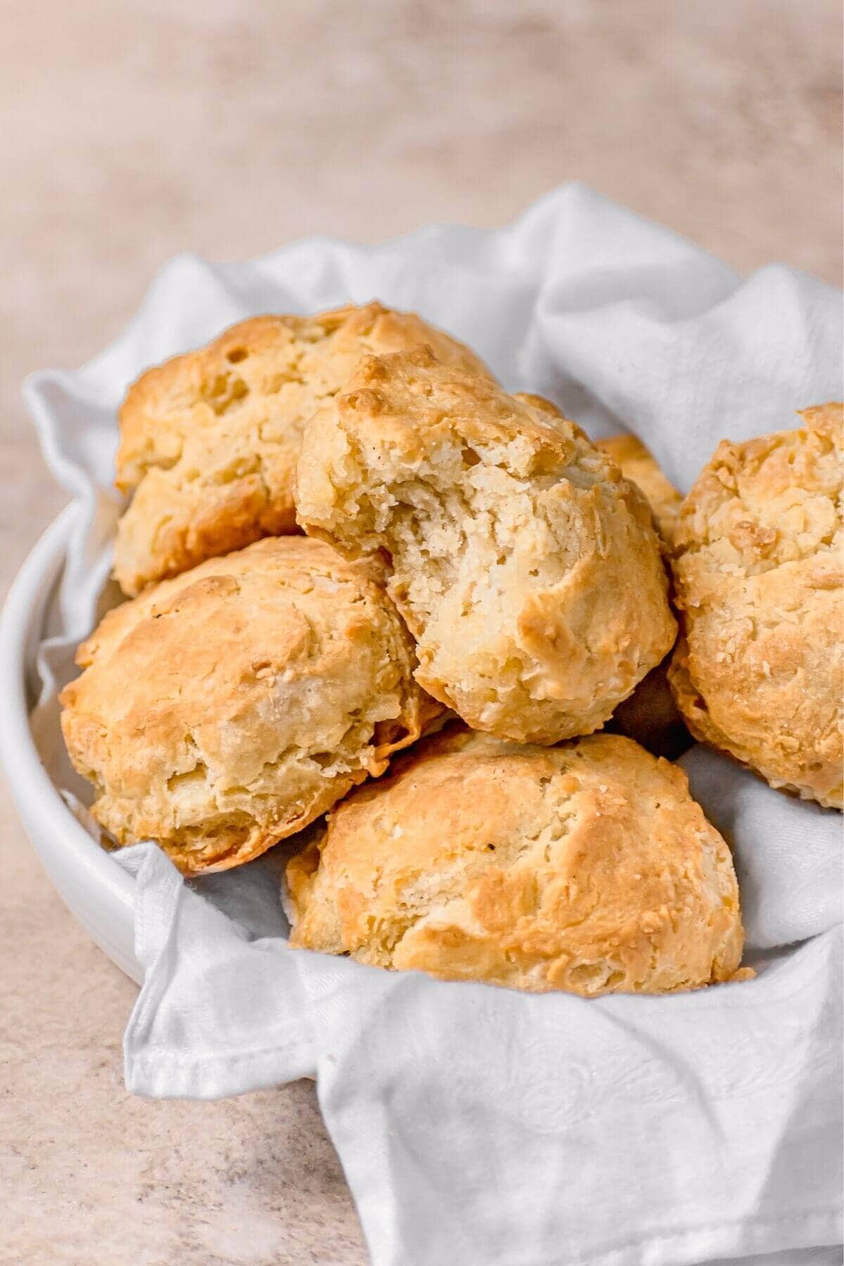 Fluffy Almond Milk Biscuits - Healthful Blondie