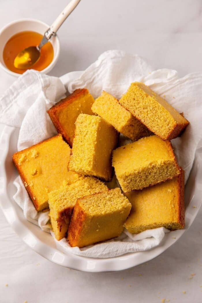 Healthy Almond Flour Cornbread - Healthful Blondie