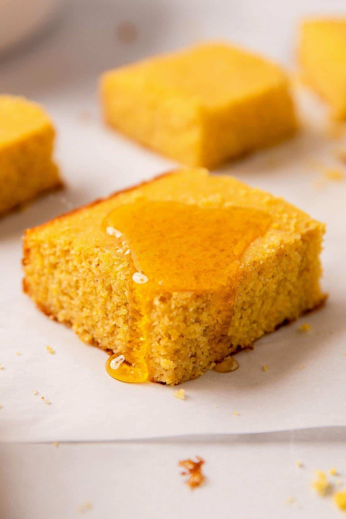 Healthy Almond Flour Cornbread (Gluten Free) - Healthful Blondie