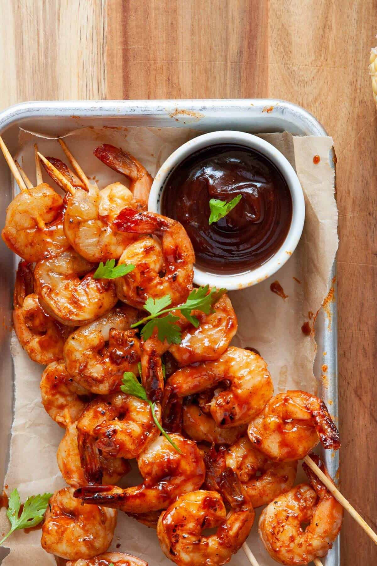 Grilled BBQ Shrimp - Healthful Blondie