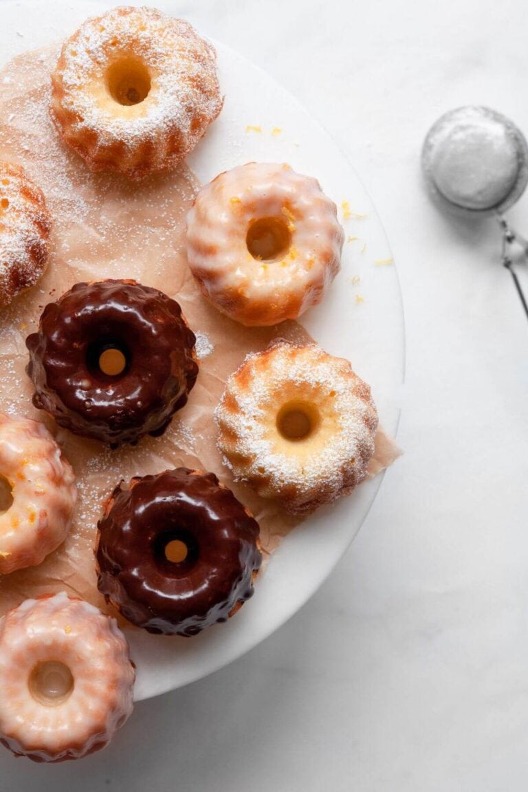 Mini Bundt Cakes Recipe (3 Flavors!) - Healthful Blondie