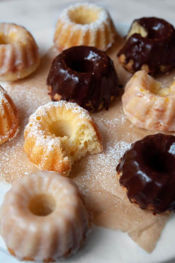 Mini Bundt Cakes (3 Flavors!) - Healthful Blondie