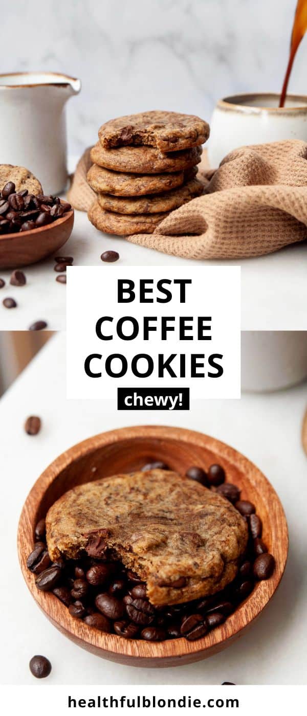 Chewy Coffee Cookies - Healthful Blondie