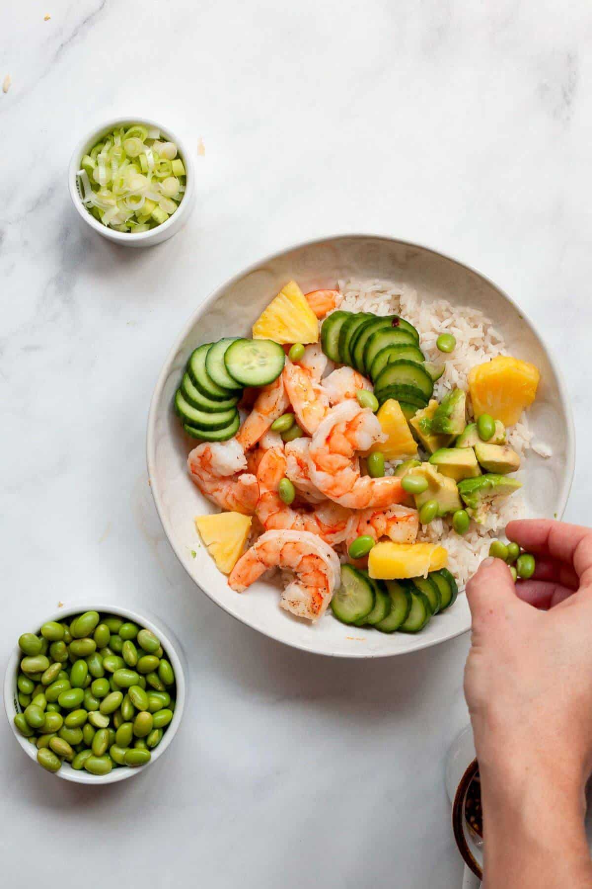 Shrimp Poke Bowl Recipe - Healthful Blondie