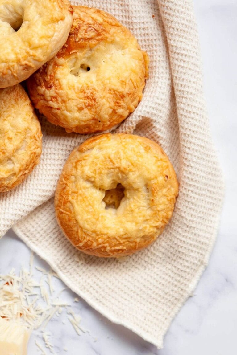 Asiago Bagel Recipe - Healthful Blondie