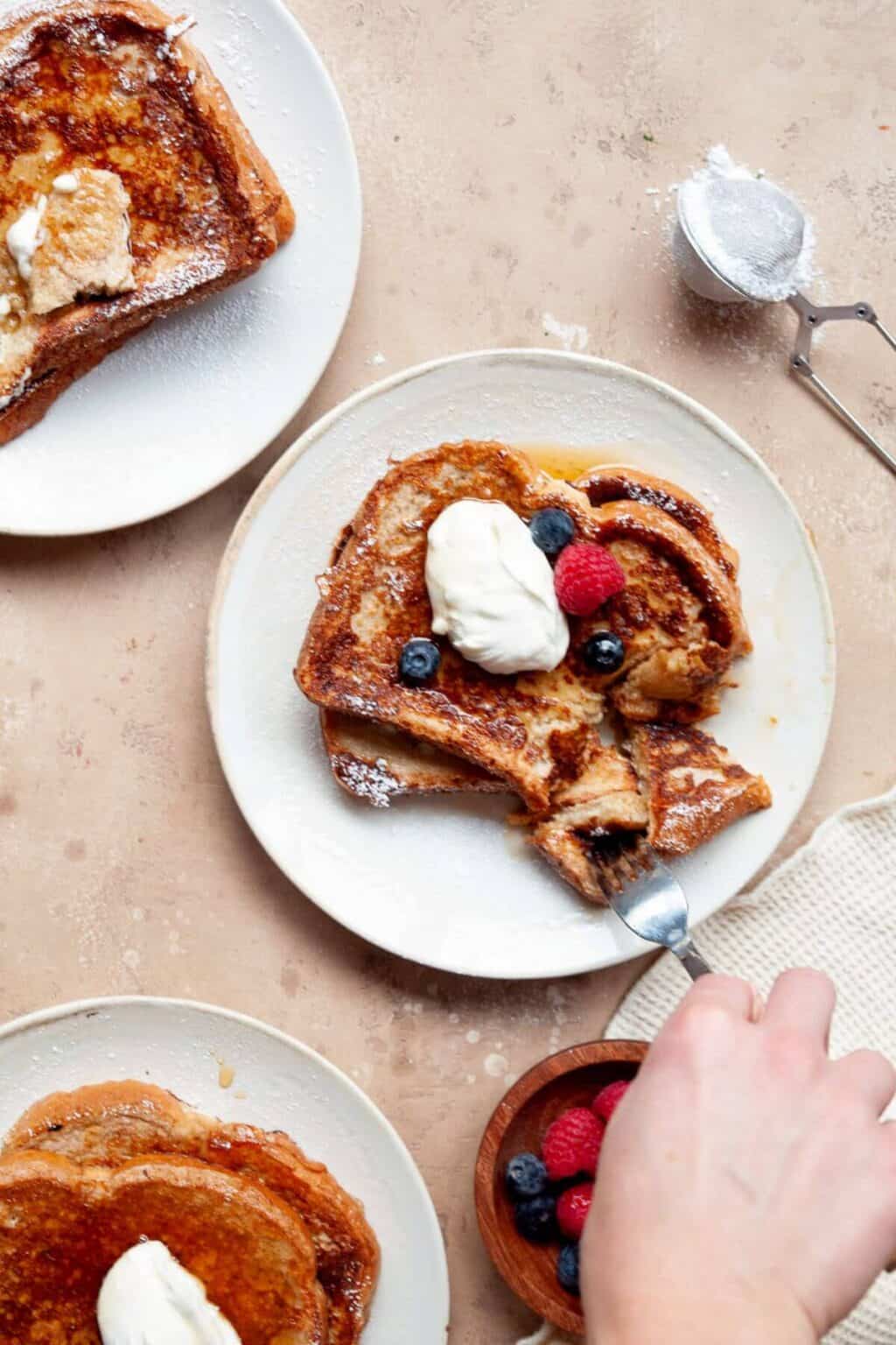 High Protein French Toast - Healthful Blondie