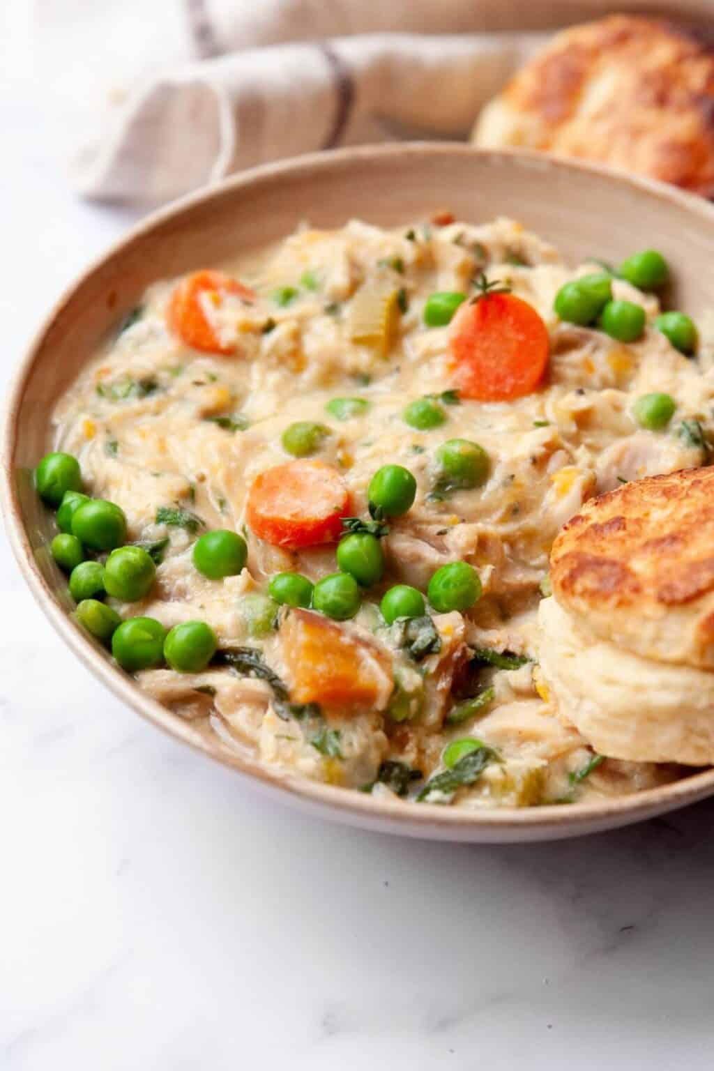 Crustless Chicken Pot Pie - Healthful Blondie