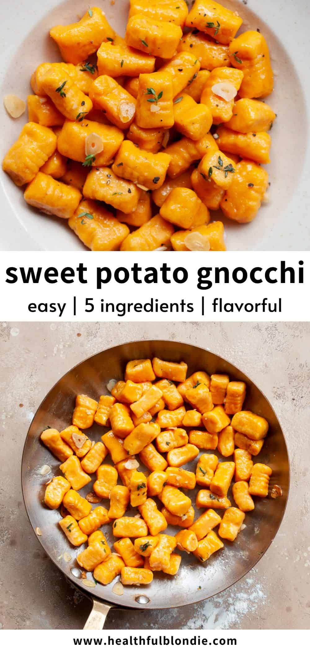 Sweet Potato Gnocchi Recipe - Healthful Blondie