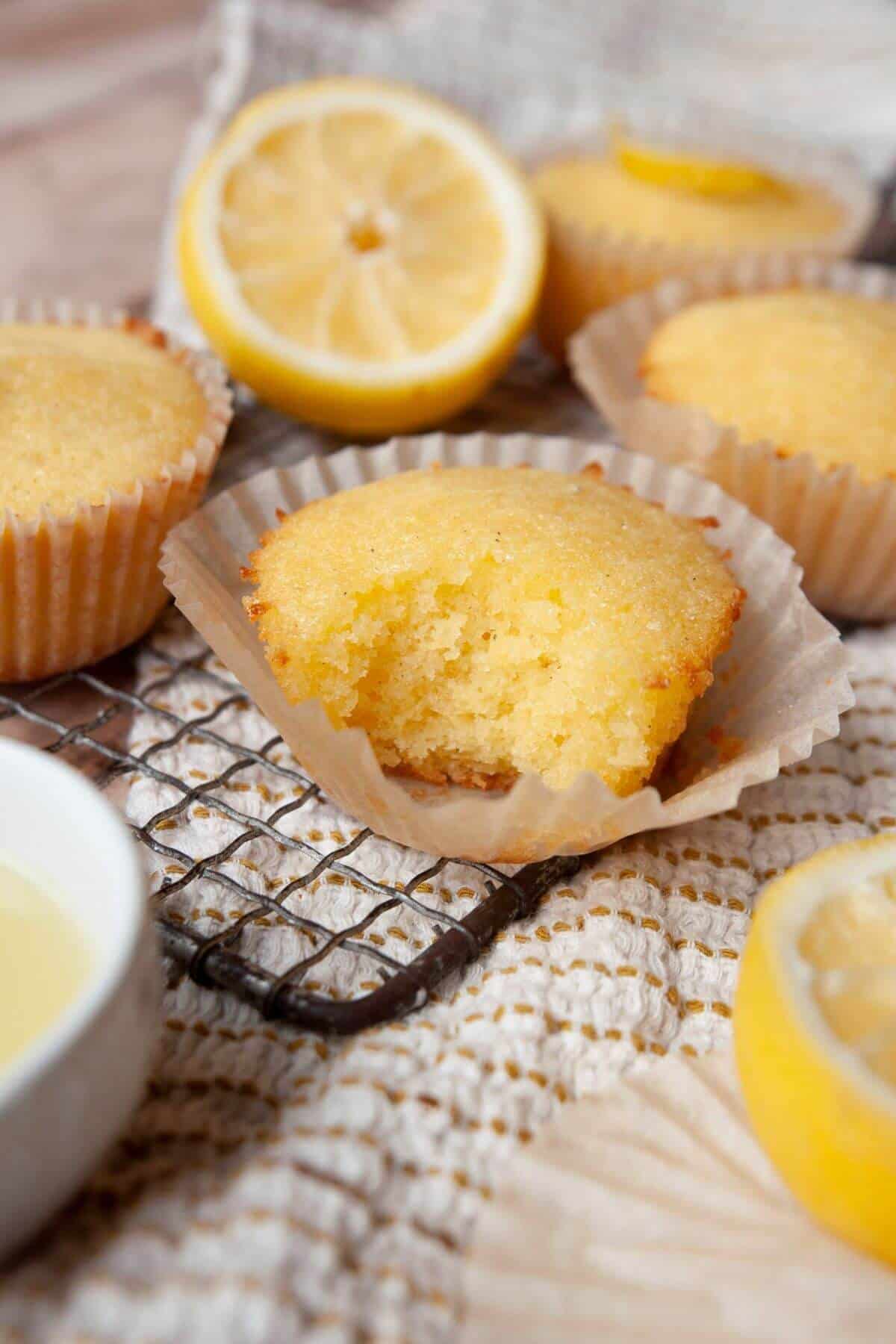Lemon Drizzle Cupcakes - Healthful Blondie
