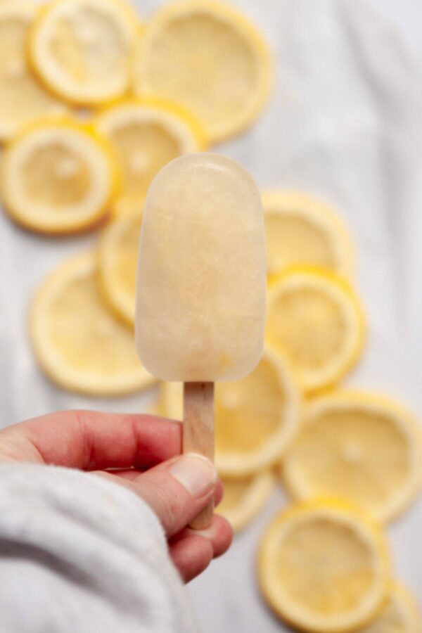 Lemonade Popsicles Recipe - Healthful Blondie