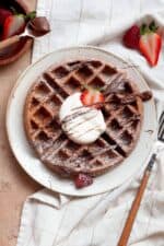 Best Nutella Waffles - Healthful Blondie