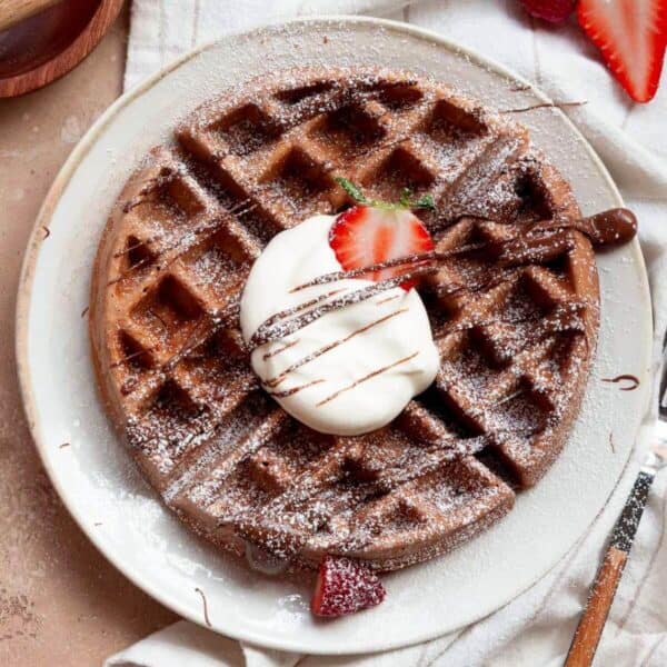 Best Nutella Waffles - Healthful Blondie