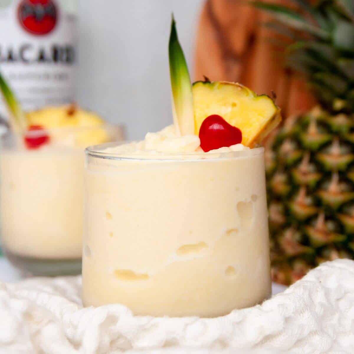 Skinny Bacardi Pina Colada Healthful Blondie