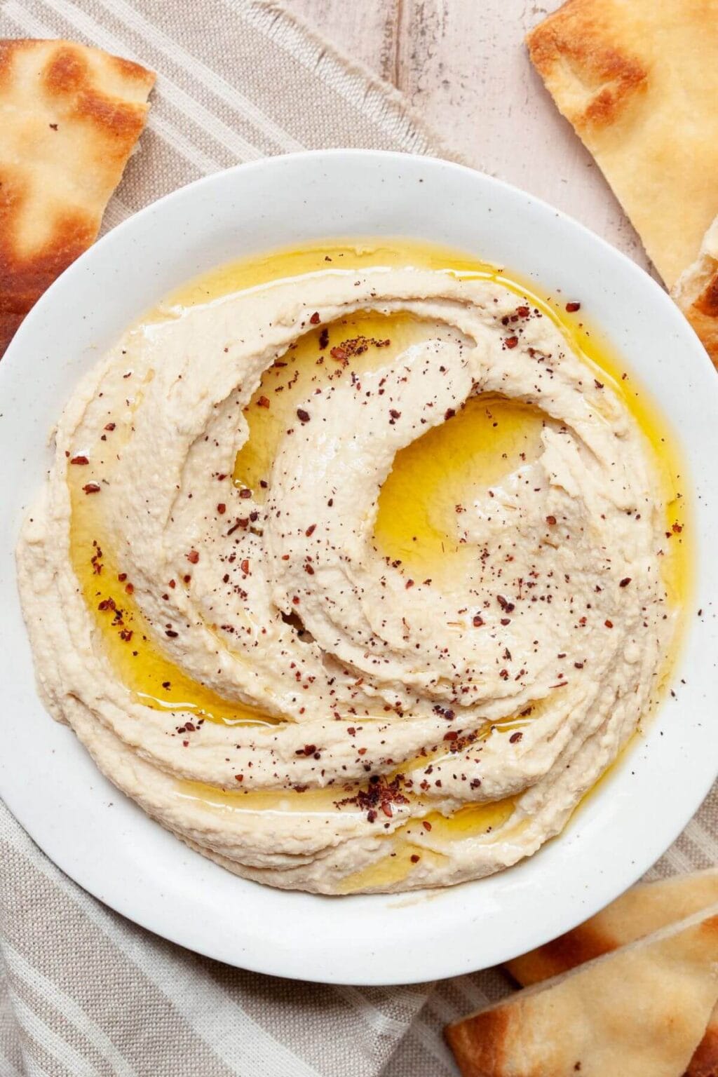 Homemade Hummus in Blender - Healthful Blondie