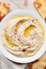Homemade Hummus in Blender - Healthful Blondie