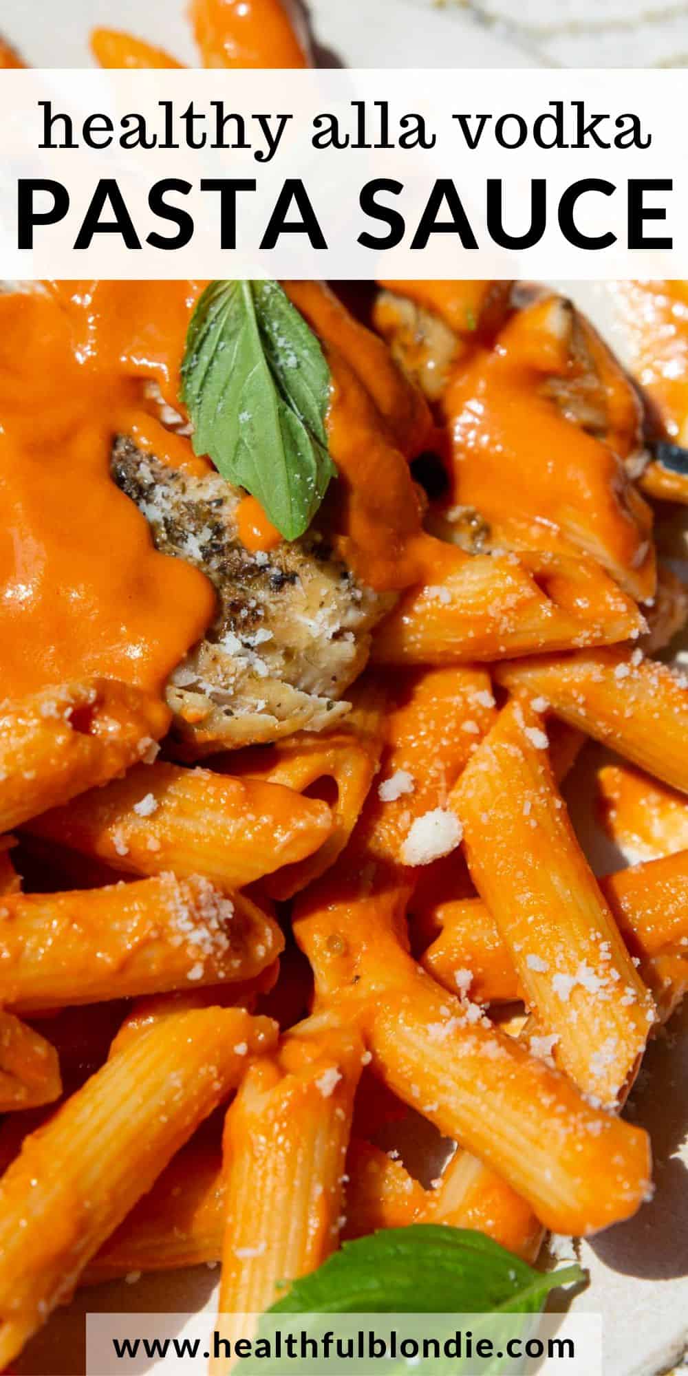 Healthy Chicken Penne Alla Vodka - Healthful Blondie