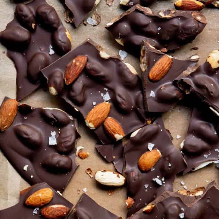 Dark Chocolate Peanut Bark - Healthful Blondie