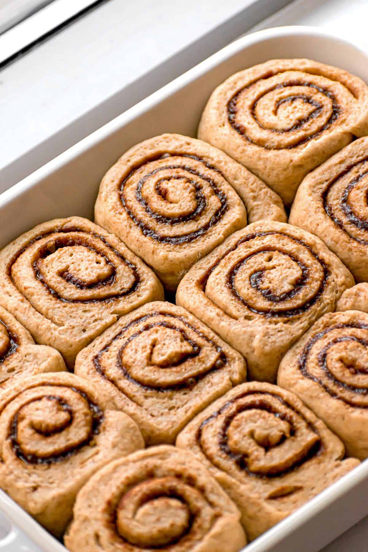 Healthy Cinnamon Rolls with Icing - Healthful Blondie