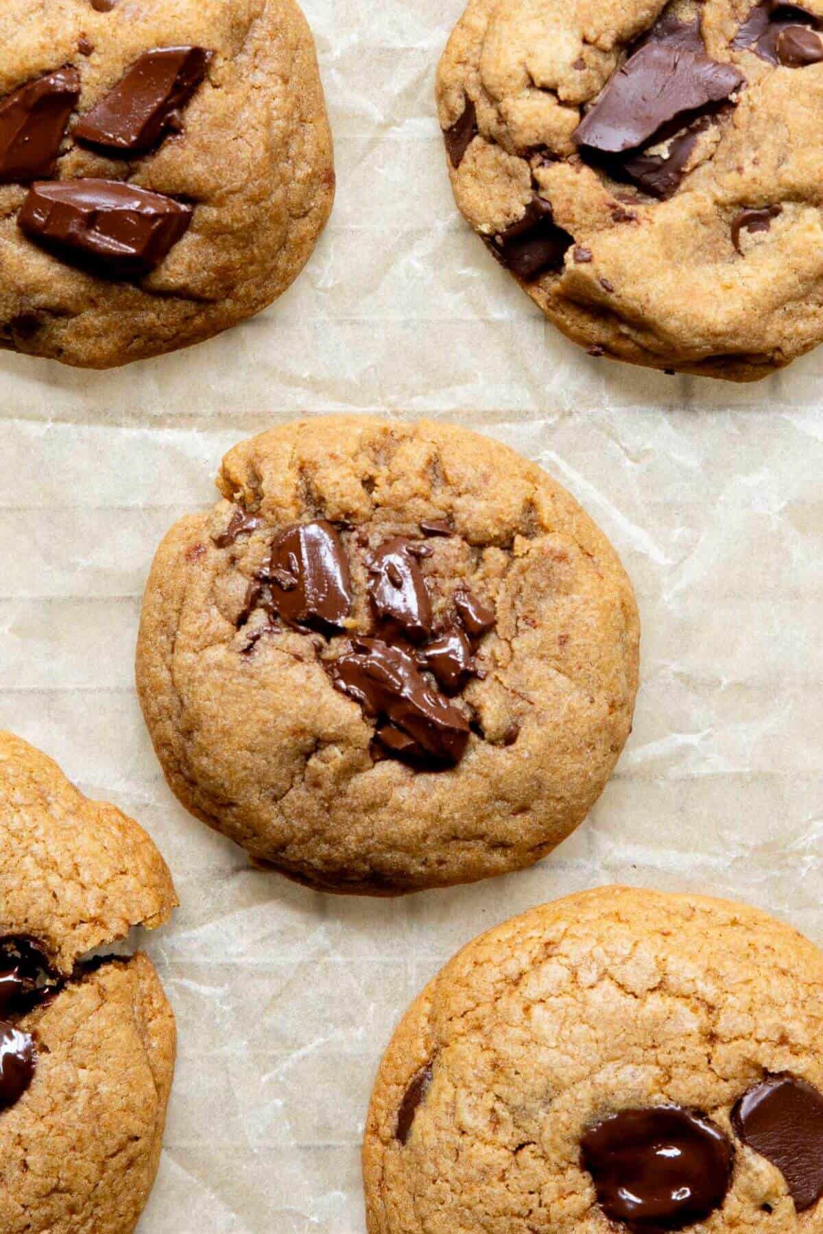 Healthy Chocolate Chip Cookies Recipe (Chewy & No Chill!) - Healthful ...