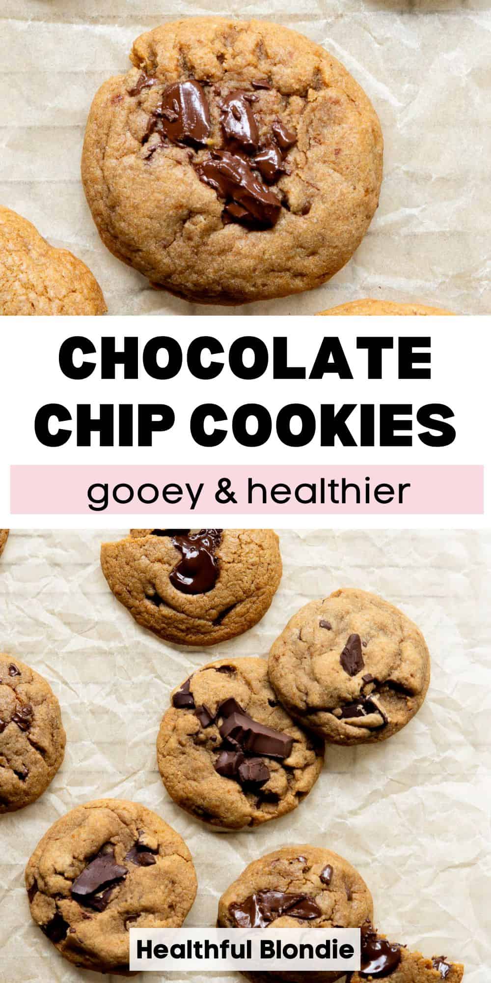 Healthy Chocolate Chip Cookies Recipe (Chewy & No Chill!) - Healthful ...