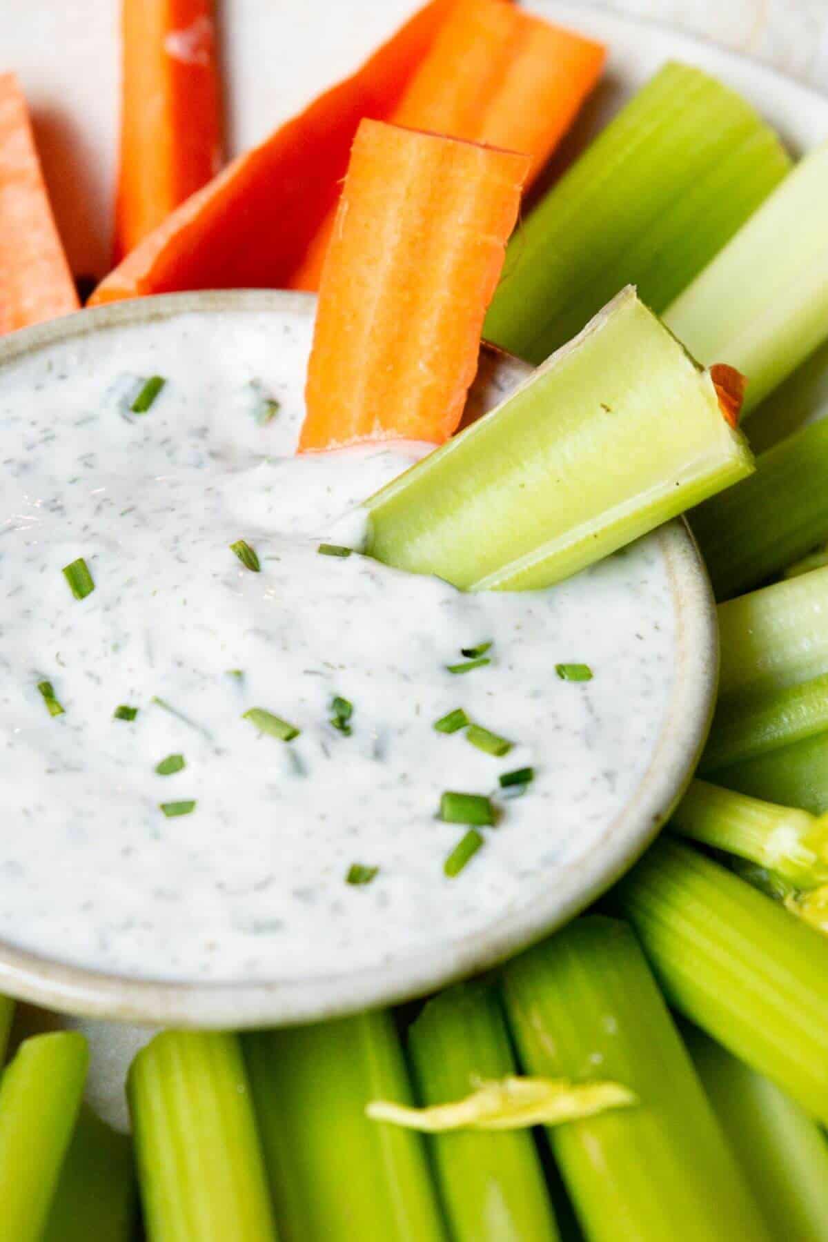Healthy Homemade Ranch Dip - Healthful Blondie