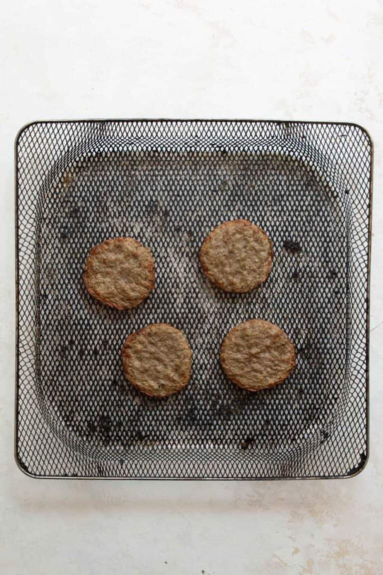 Air Fryer Frozen Sausage Patties - Healthful Blondie