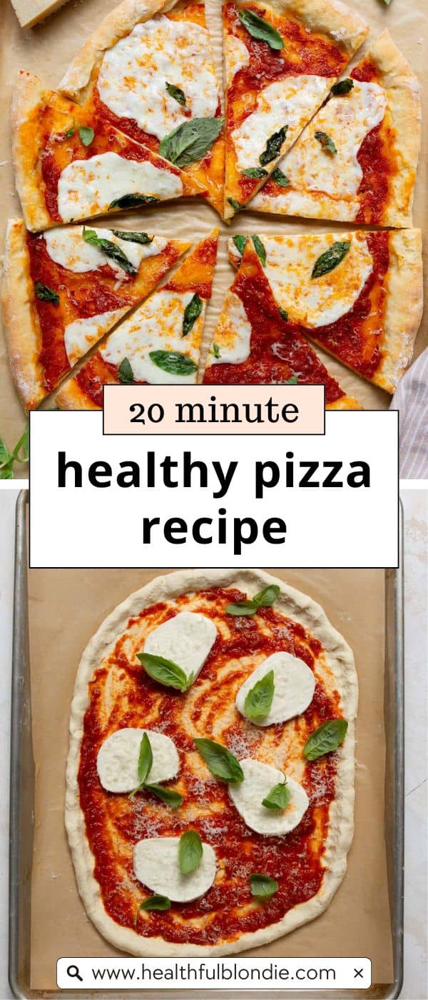 Easy Healthy Pizza Recipe (Protein Greek Yogurt Dough) - Healthful Blondie