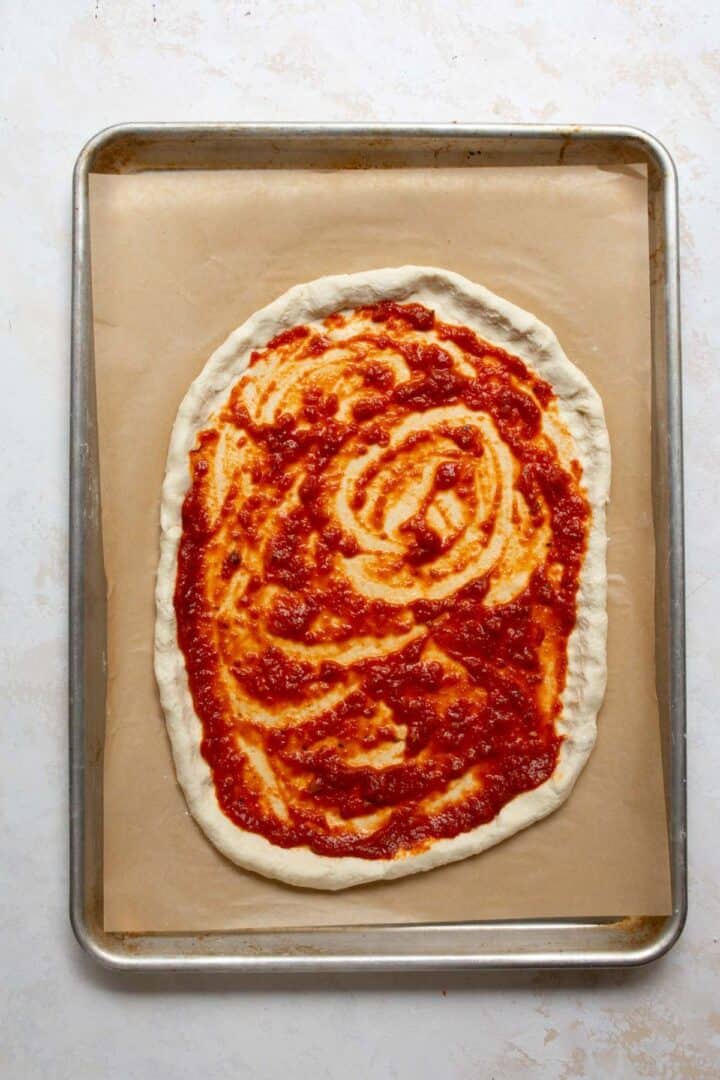 Easy Healthy Pizza Recipe (Protein Greek Yogurt Dough) - Healthful Blondie