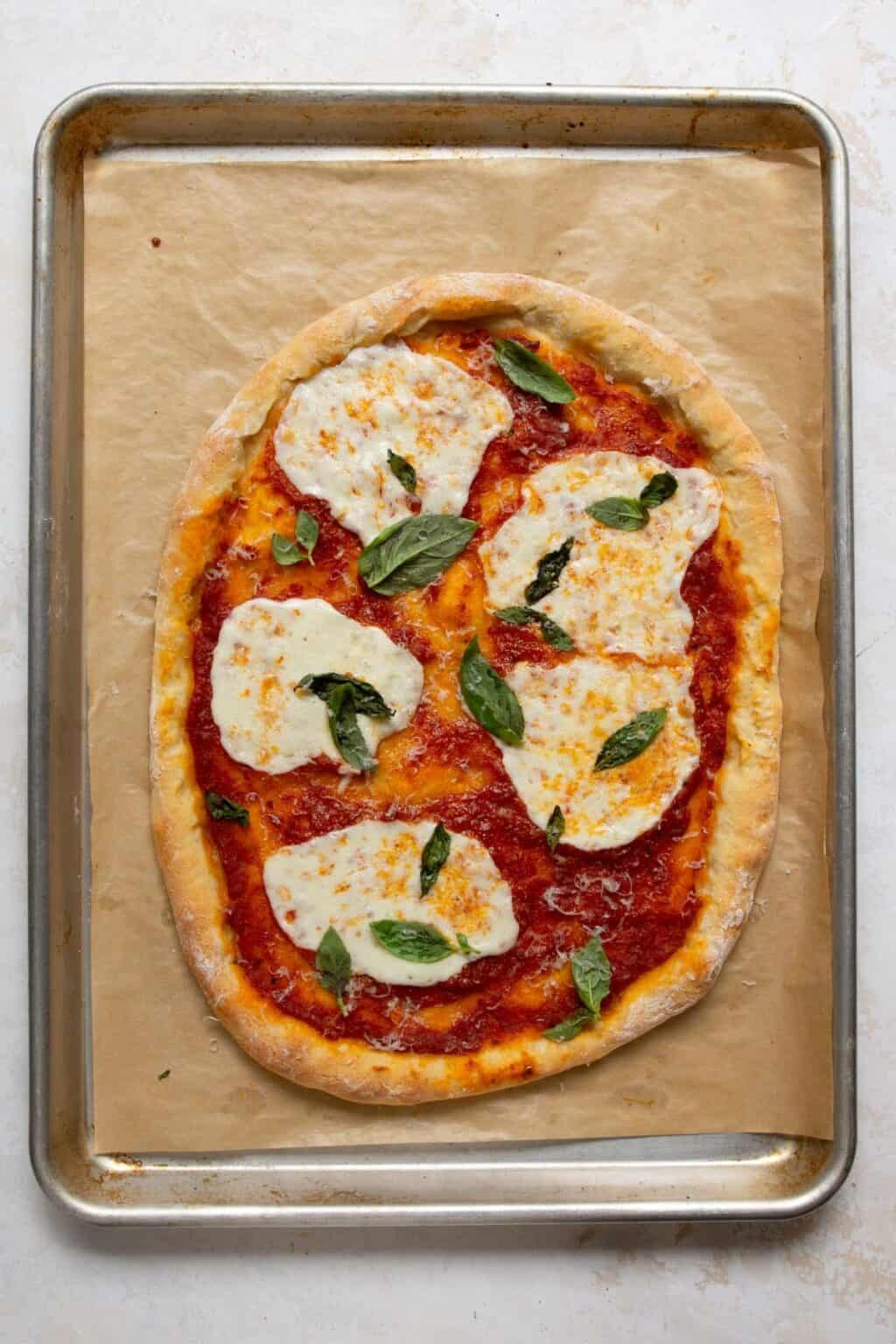Easy Healthy Pizza Recipe (Protein Greek Yogurt Dough) - Healthful Blondie