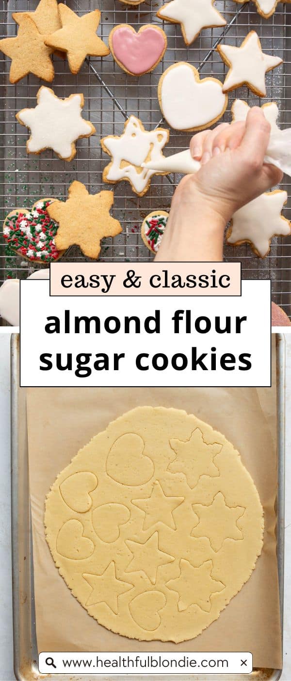 Almond Flour Sugar Cookies (Perfect for Cut-Outs) - Healthful Blondie